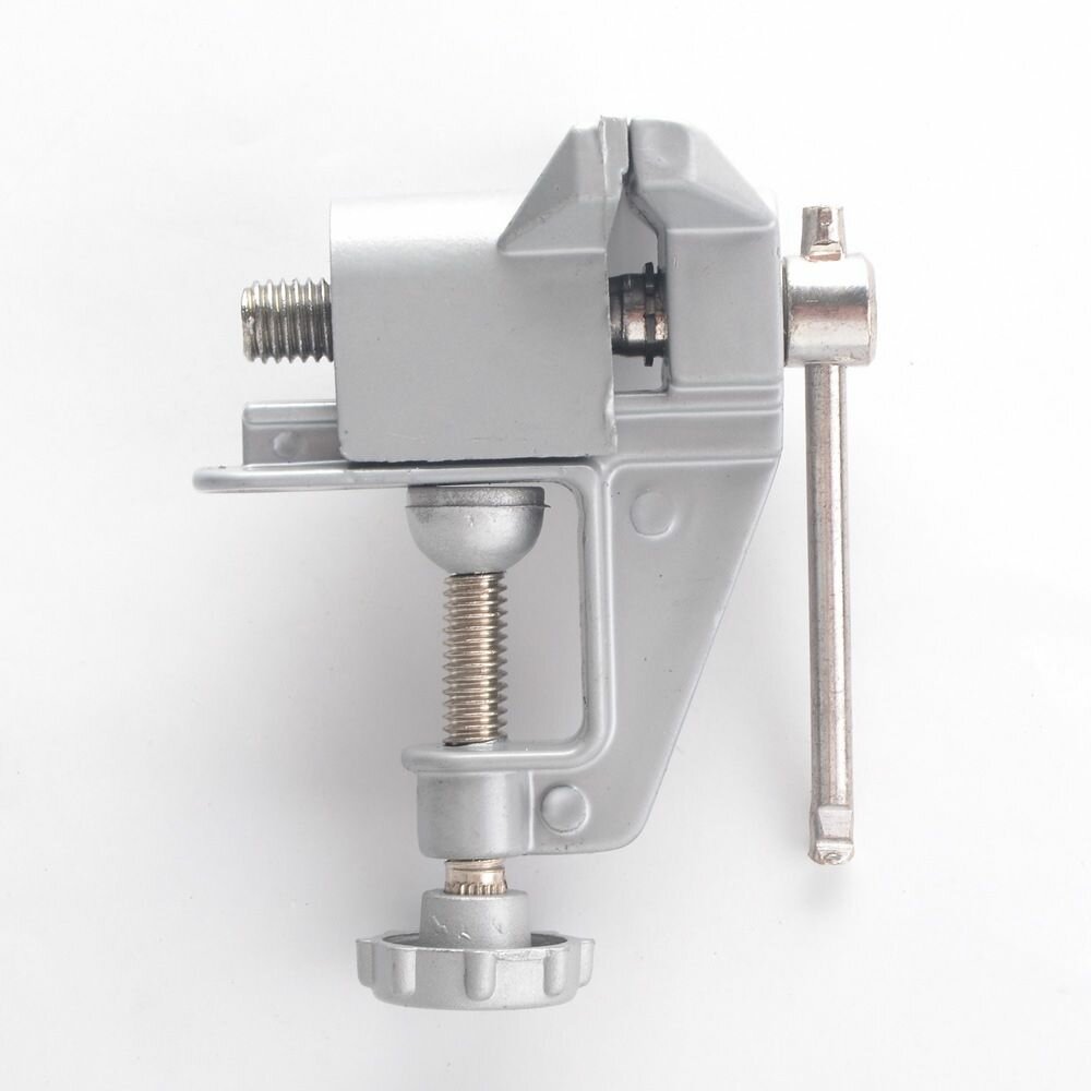 Мини-тиски настольные поворотные с фиксацией, зажимные, настольные тиски для рукоделия, хобби, литья