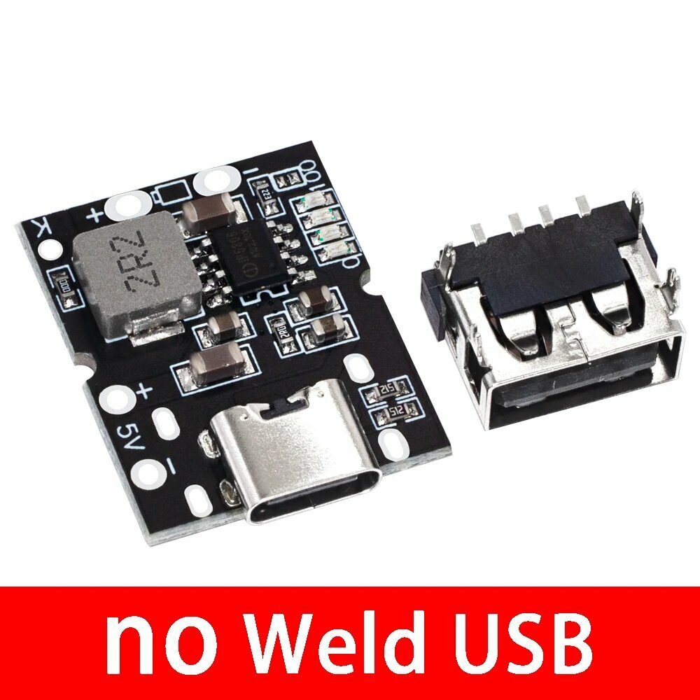 Модуль интеллектуальной зарядки baishundianzi 5В/3.1А 5v 2a no weld usb