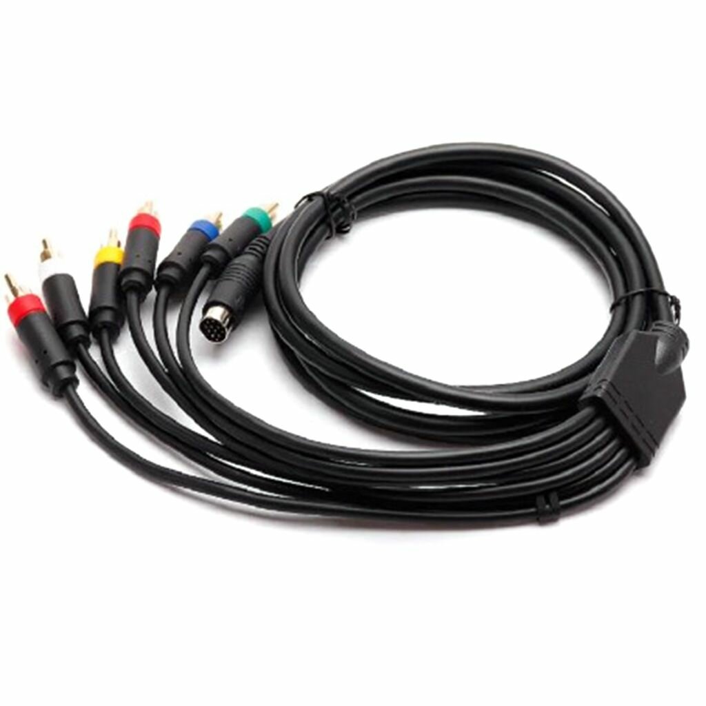 Запчасть для игровой консоли, Цветной видеокабель Sega Saturn SEGA SS, 1 шт.