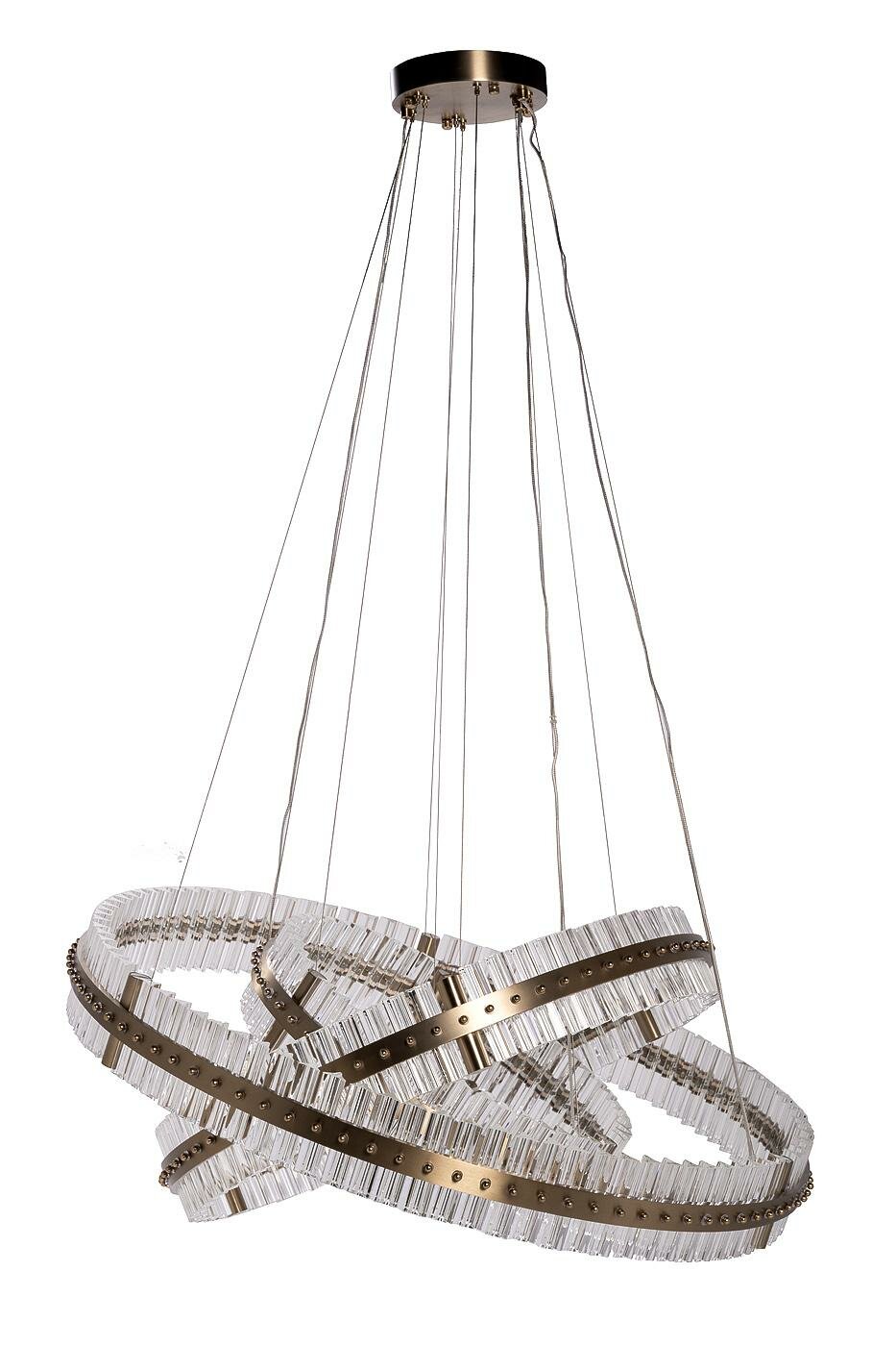 Потолочный светильник Garda Decor 91GH-30861 Люстра подвесная "Galaxy" стекло прозрач. d100*h37,5см арт. 91GH-30861