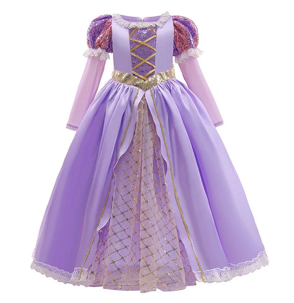 Платье Rapunzel для девочки 5-6T, лиловое