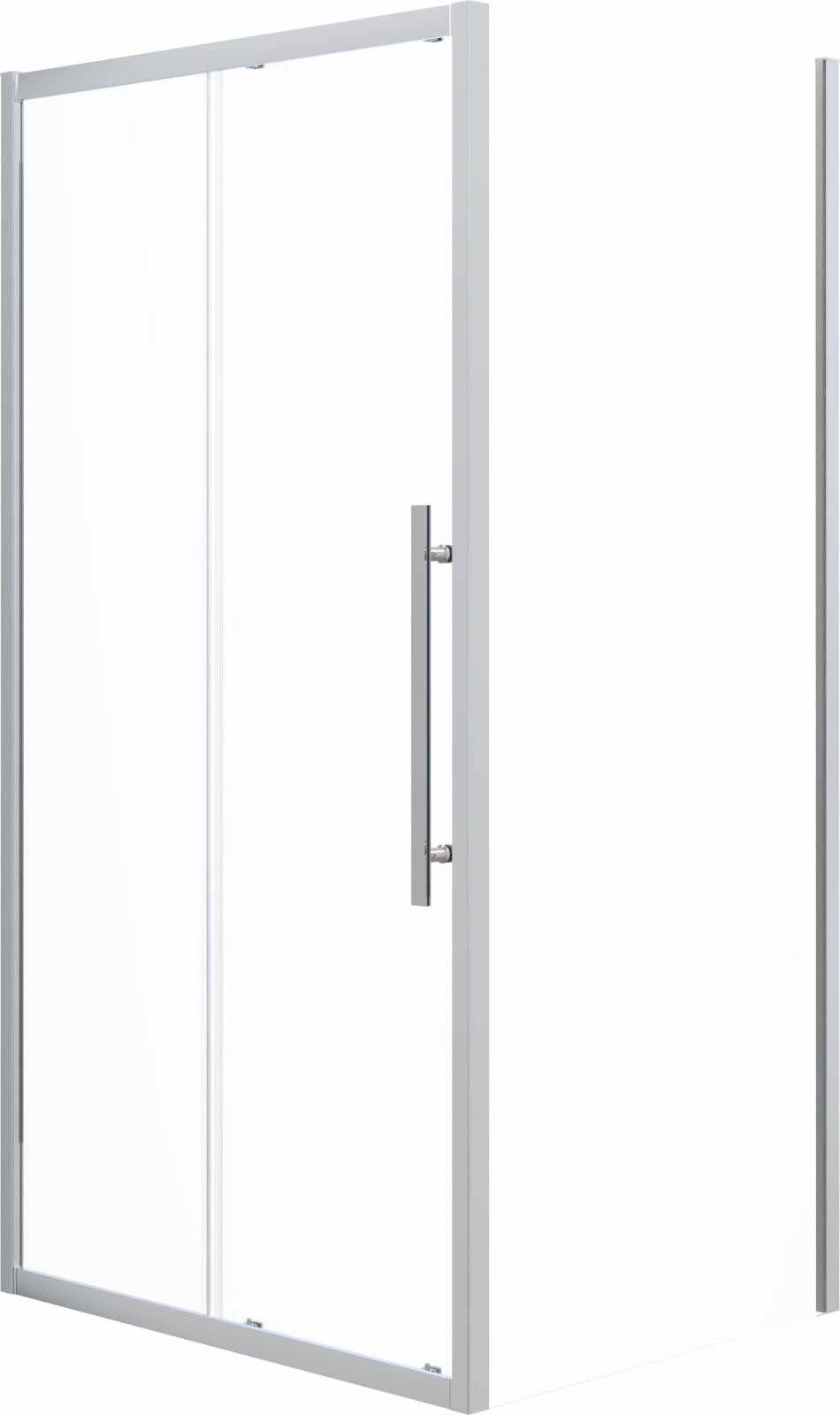 Душевой уголок Esbano Flex 100x80 ESF-108PS-C профиль хром стекло прозрачное
