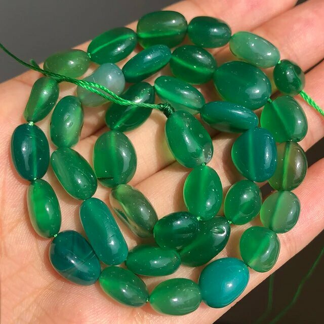 Куою натуральные бусины из амазонита, апатита, ларимара и кварца Изумрудный, Green Agate