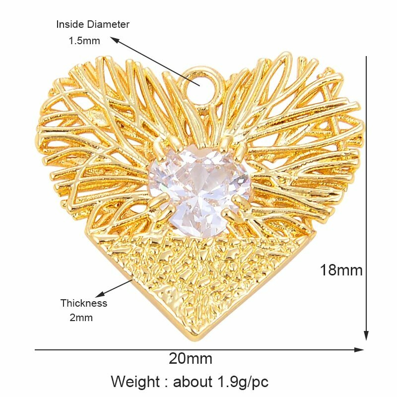 Металлическая кулонная основа Oval dount star moon K74 K74-D. Heart
