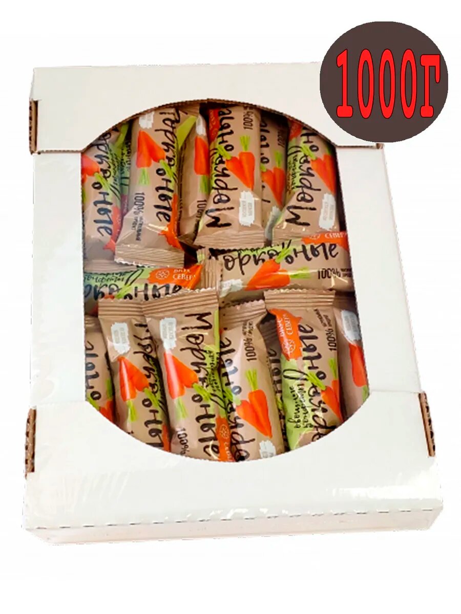 Овощные конфеты морковные 1000 гр.