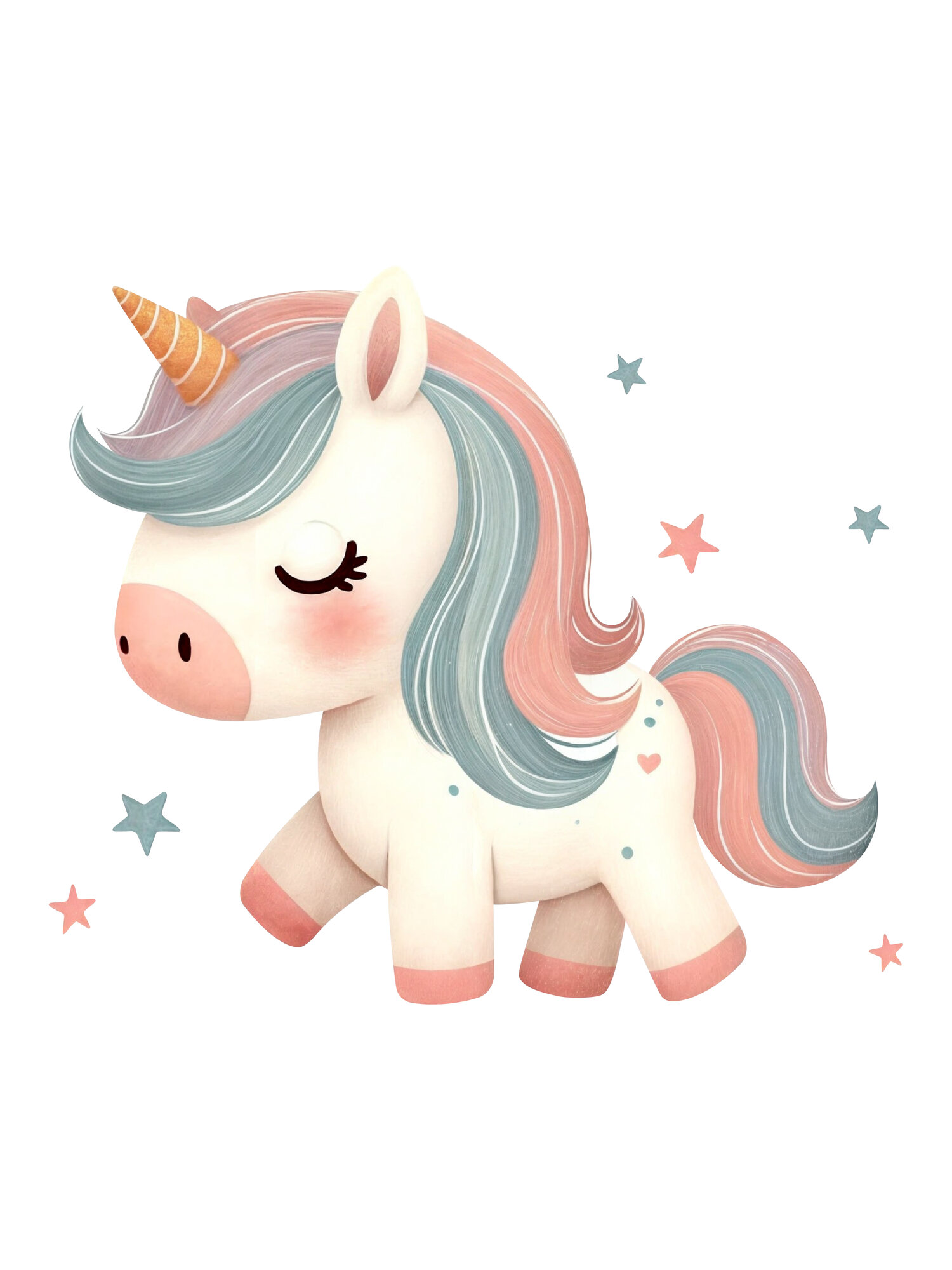 Наклейка интерьерная Милый пони