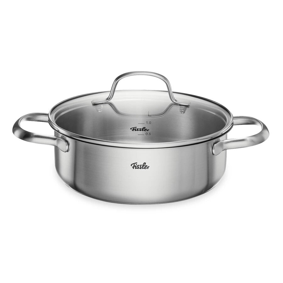Сотейник с крышкой Fissler San Francisco 2,1 л, 20 см, сталь нержавеющая