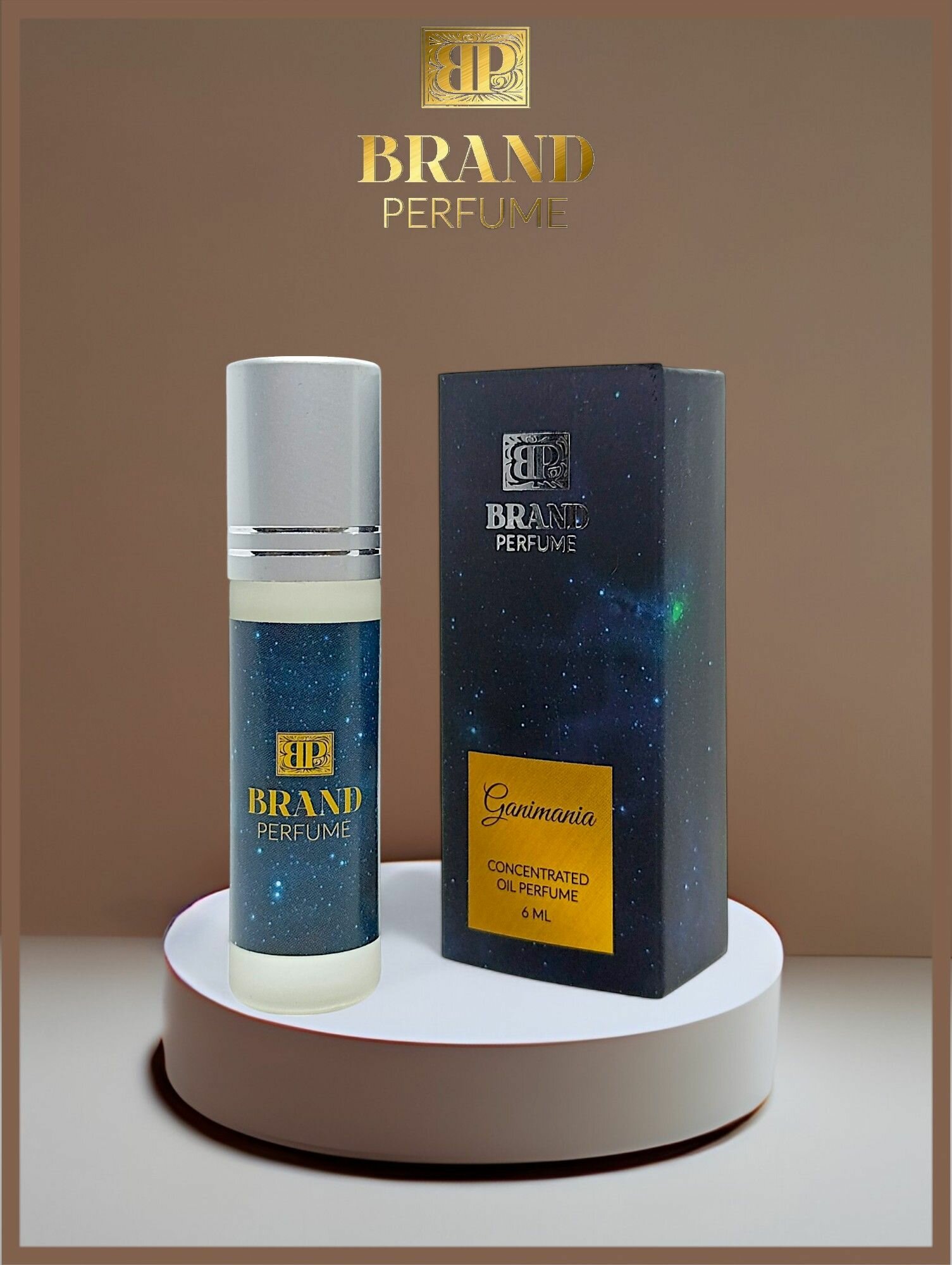 Масляные духи Brand Perfume Ganimania, унисекс, древесные, 6 мл