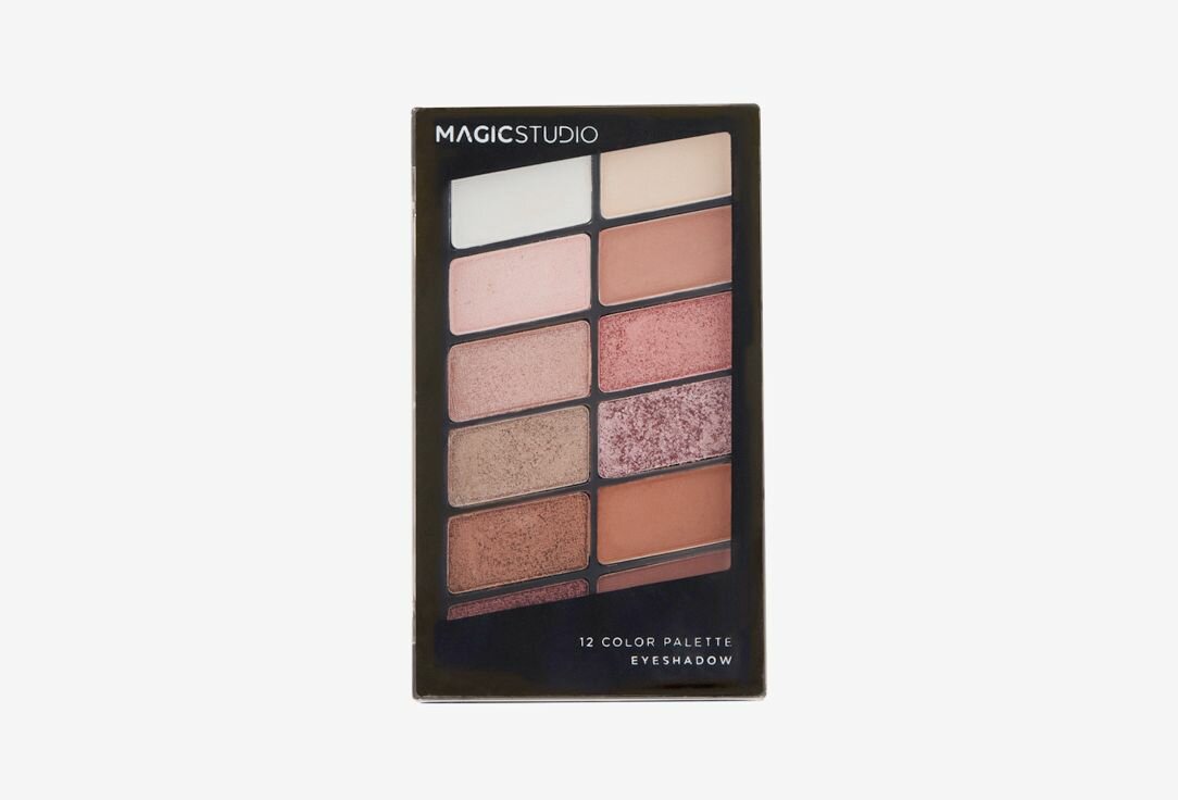 Палетка теней MAGIC STUDIO SHAKY EYESHADOW PALETTE Розовая
