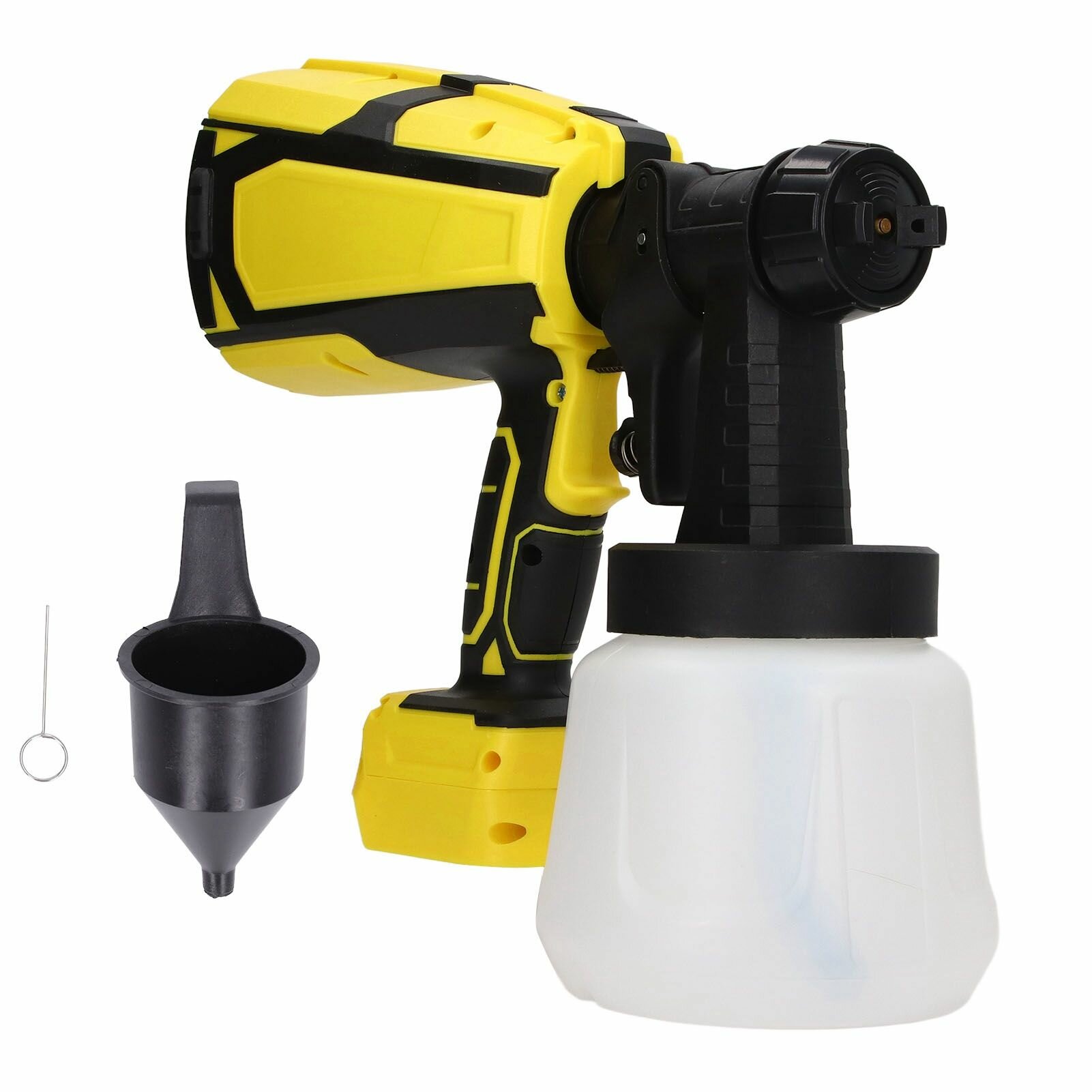 Беспроводной электрический краскопульт высокой мощности, бесщеточный ручной краскопульт с контейнером 1000 мл