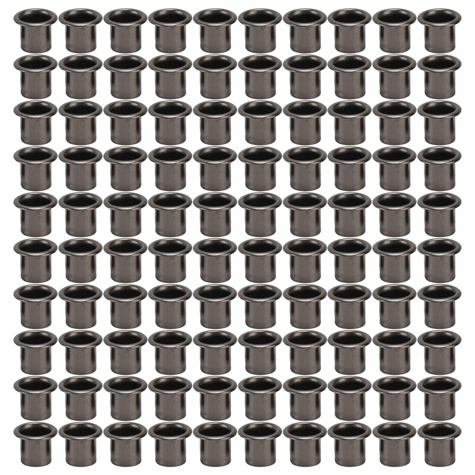 Металлические люверсы 6мм для кожи и ткани (100 шт.)