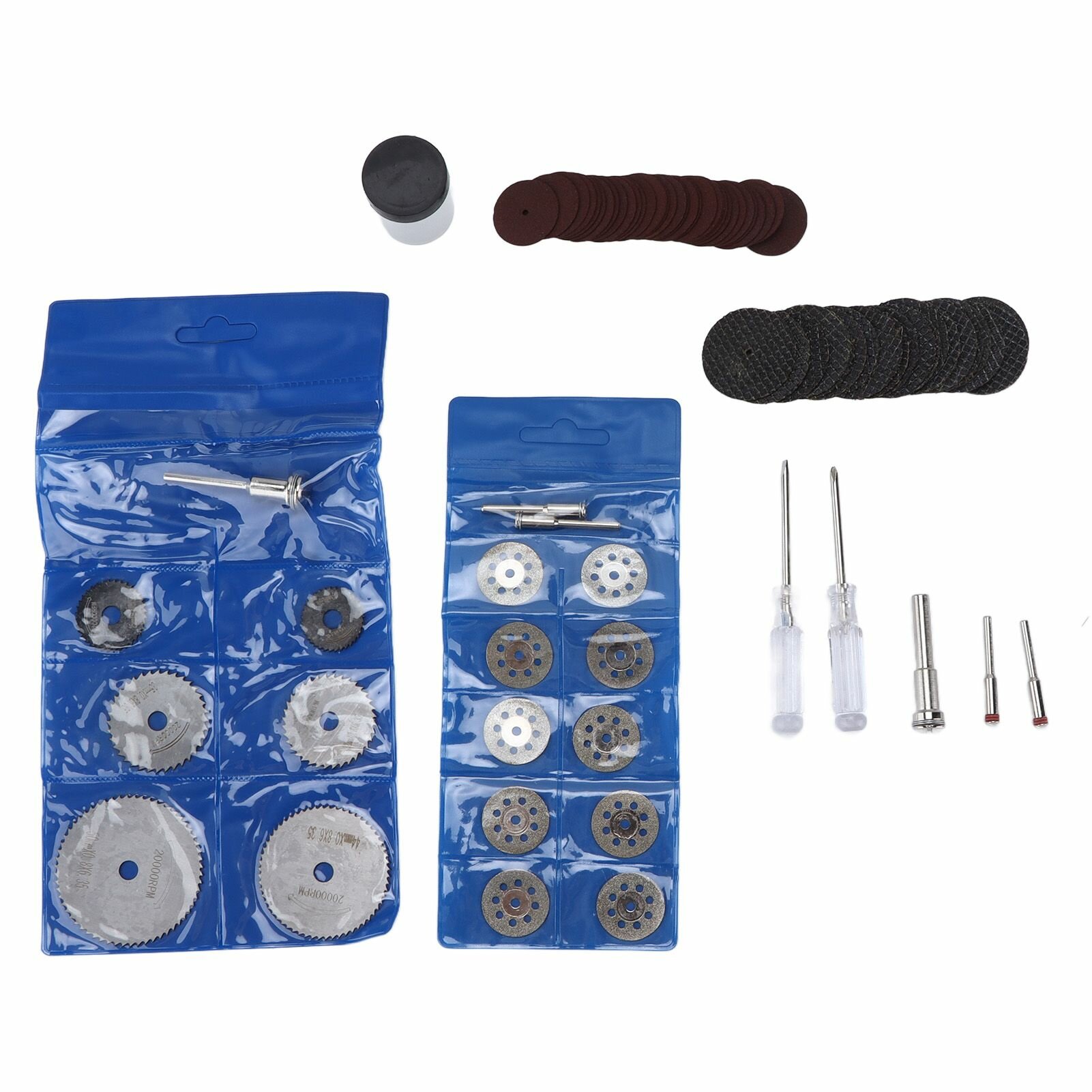 Набор отрезных кругов Полотна для циркулярных пил из быстрорежущей стали Диски из смолы Отвертки для вращающихся инструментов