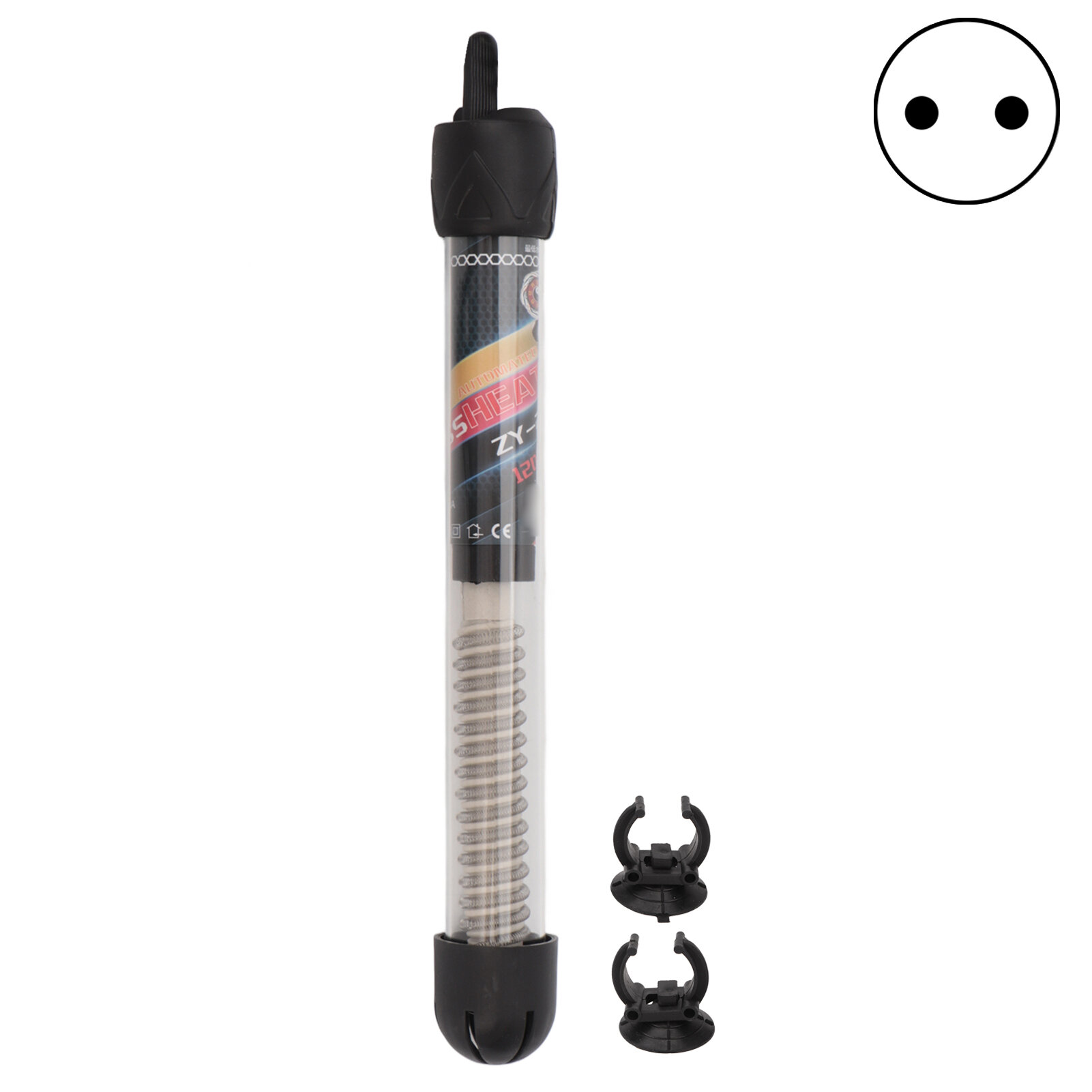 Нагреватель для аквариума, автоматический погружной стеклянный водонагреватель с постоянной температурой для соленой и пресной воды, вилка европейского стандарта 220 В 120 Вт