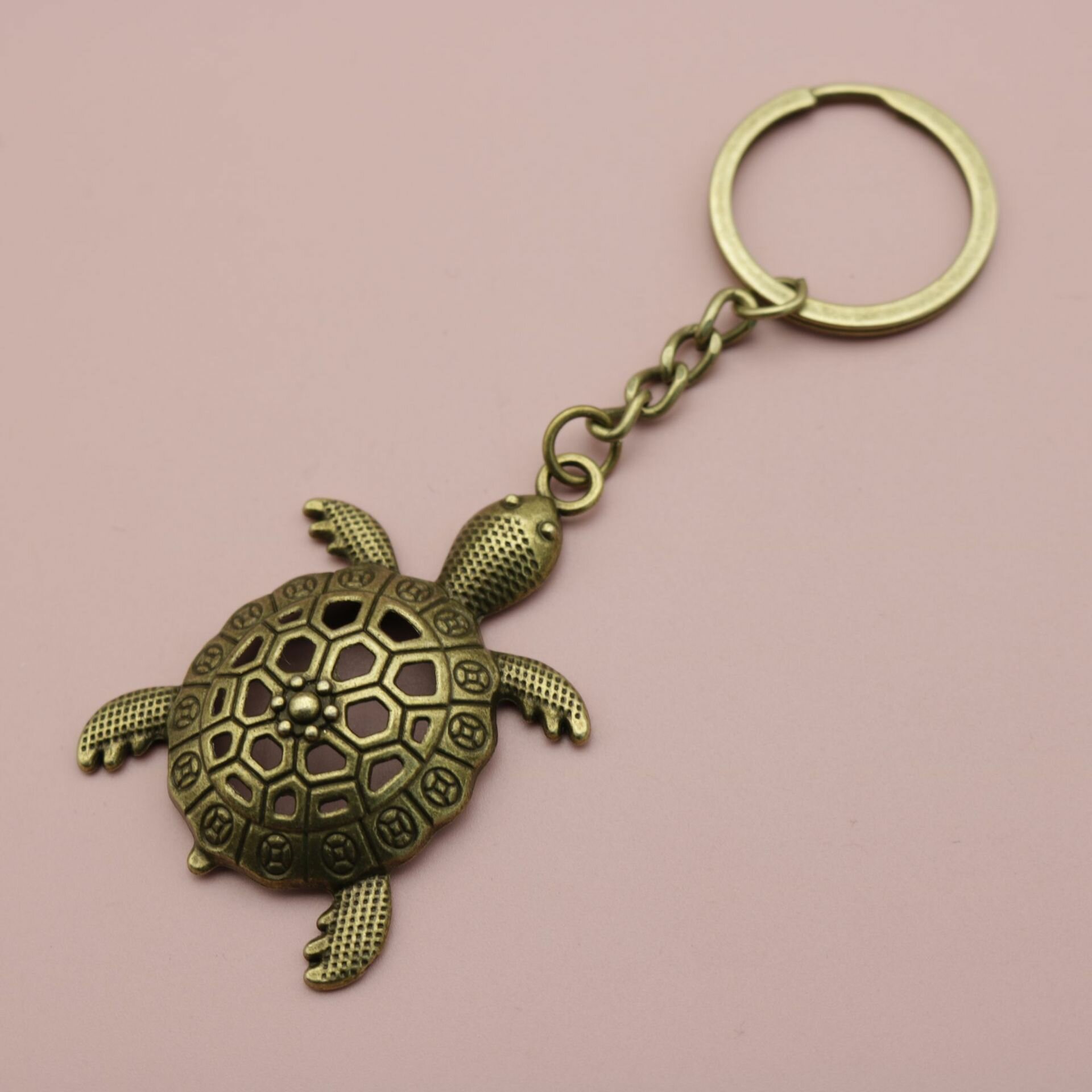 Подвеска-брелок "Черепаха", бронза