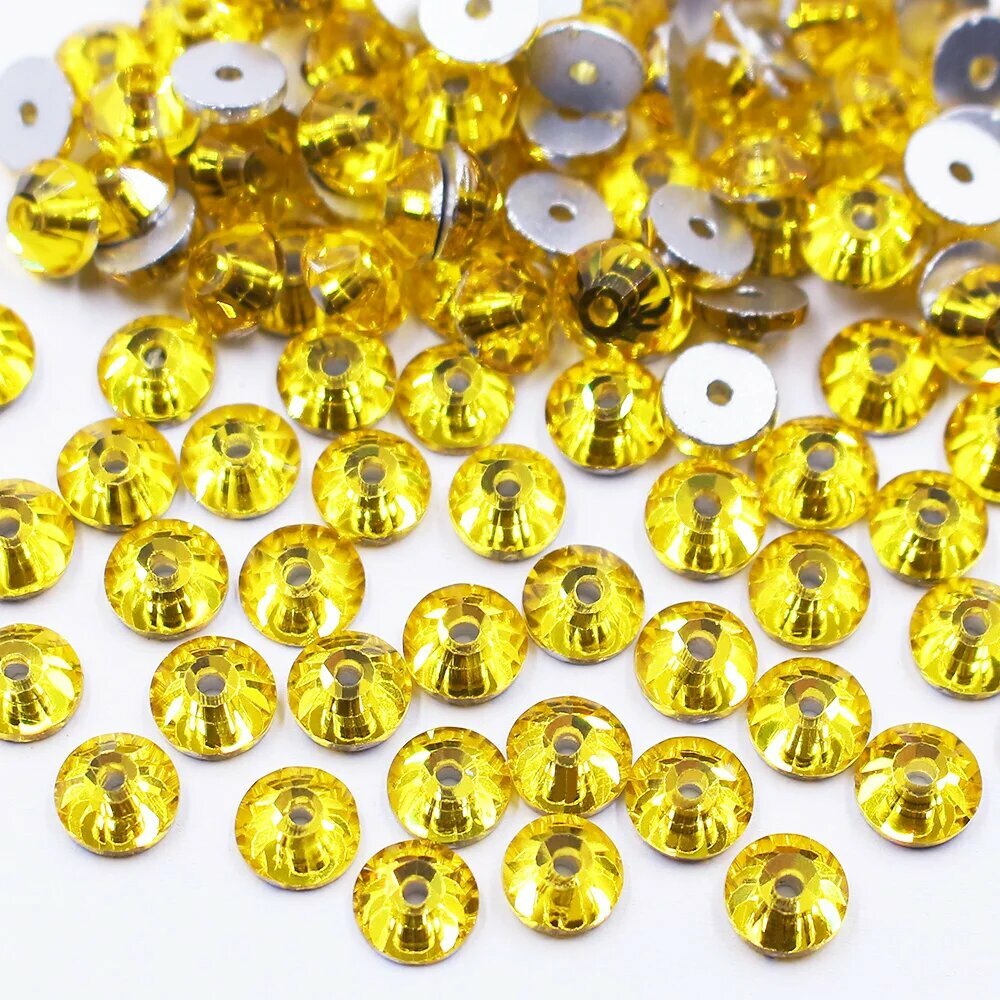 Стразы Citrine 3mm 100шт для одежды