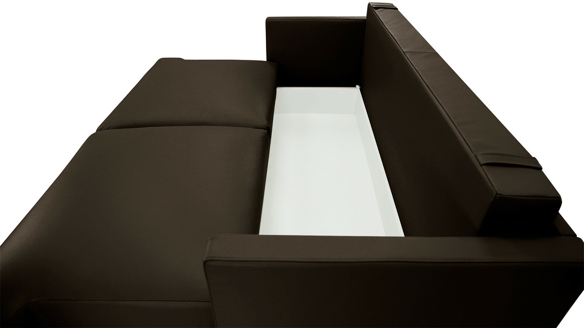 Диван Ибица Velutto 24 NOW 215x116x93 см, коричневый Велютто, еврокнижка Фиеста