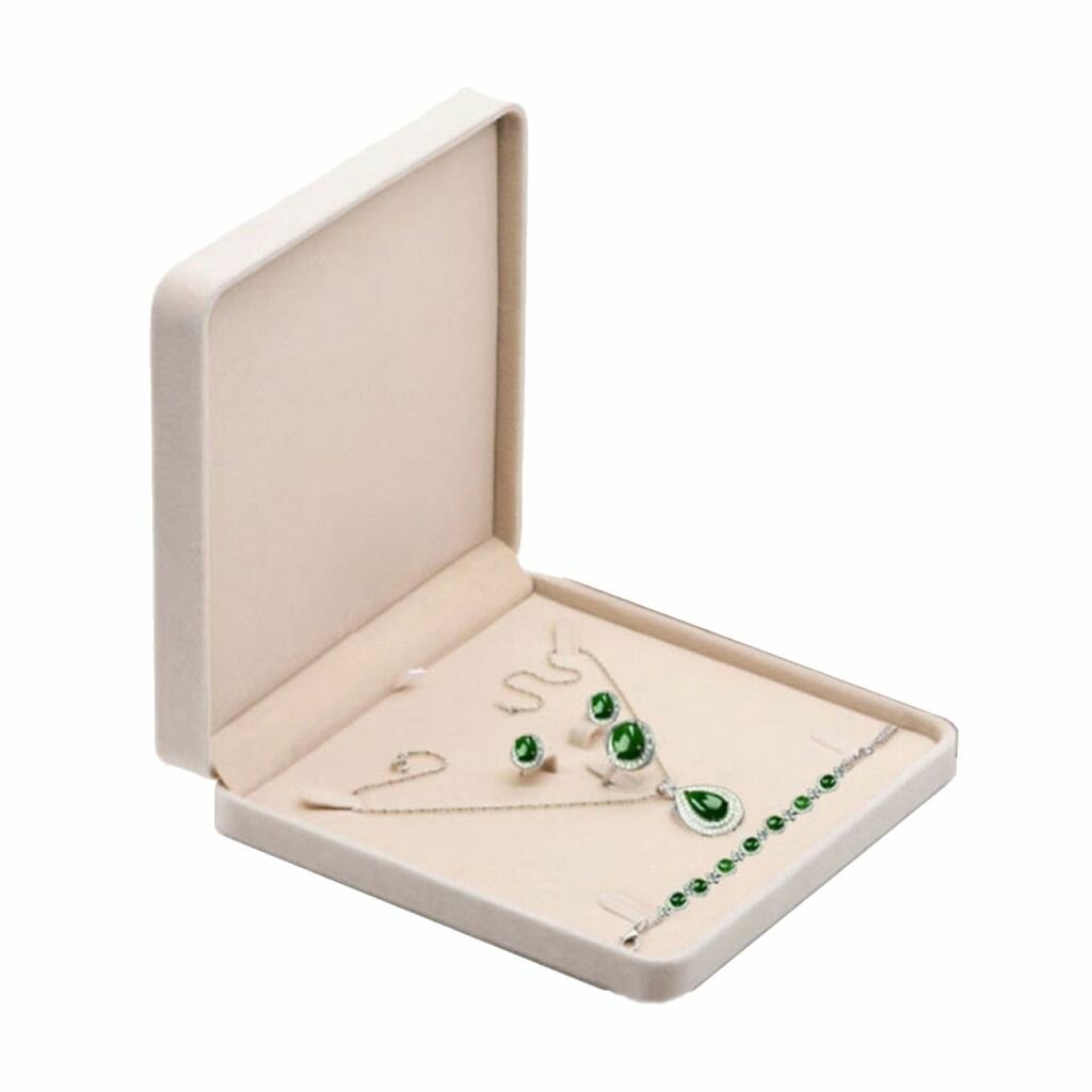 Бархатная шкатулка для драгоценностей колец, ожерелий, серег, браслета, поднос, элегантный чехол-органайзер особых случаев