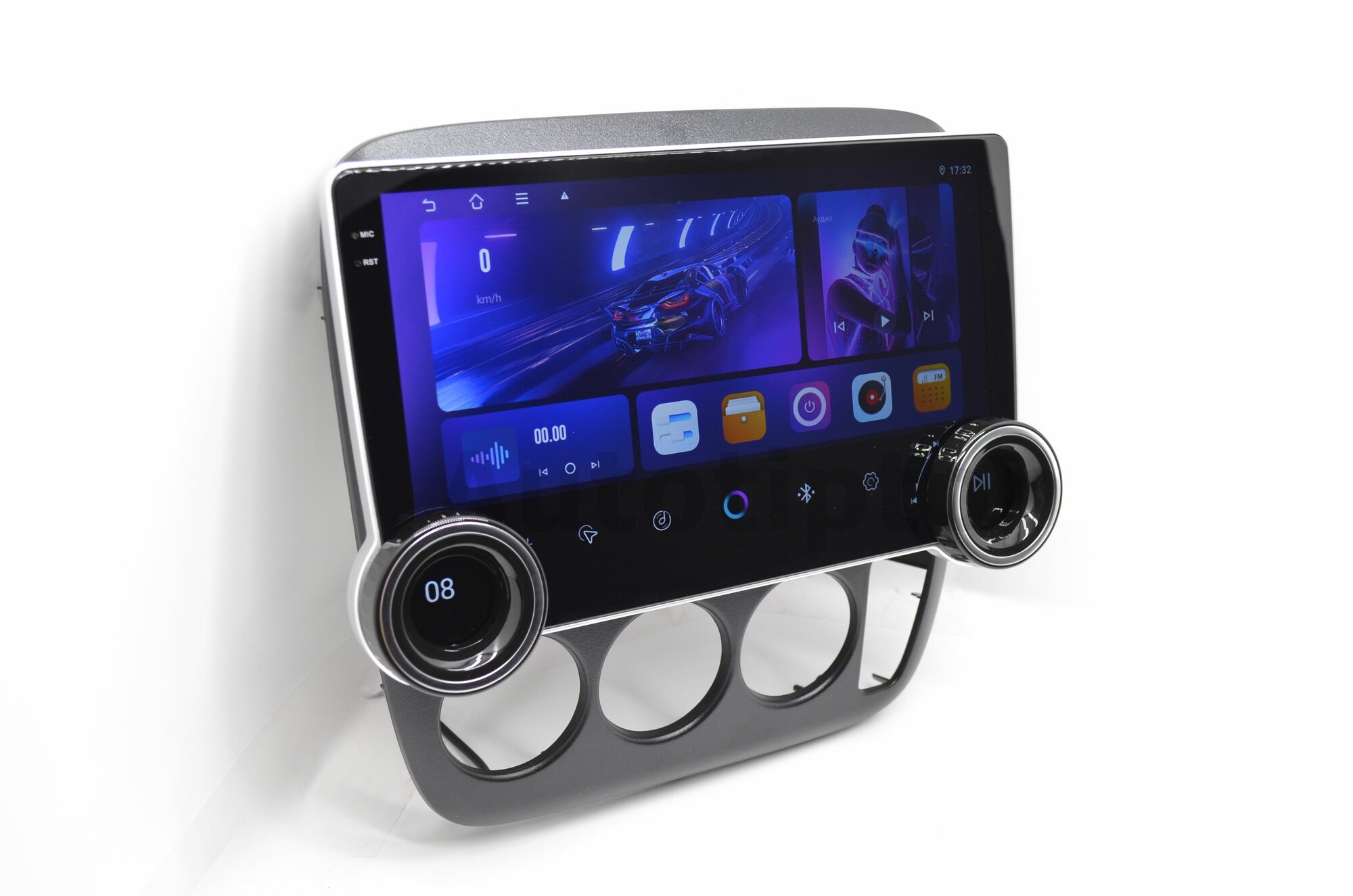 Большая магнитола Tesla 8 core 4/64 с крутилками Honda CR-V RD1 Левый руль 1995-2001