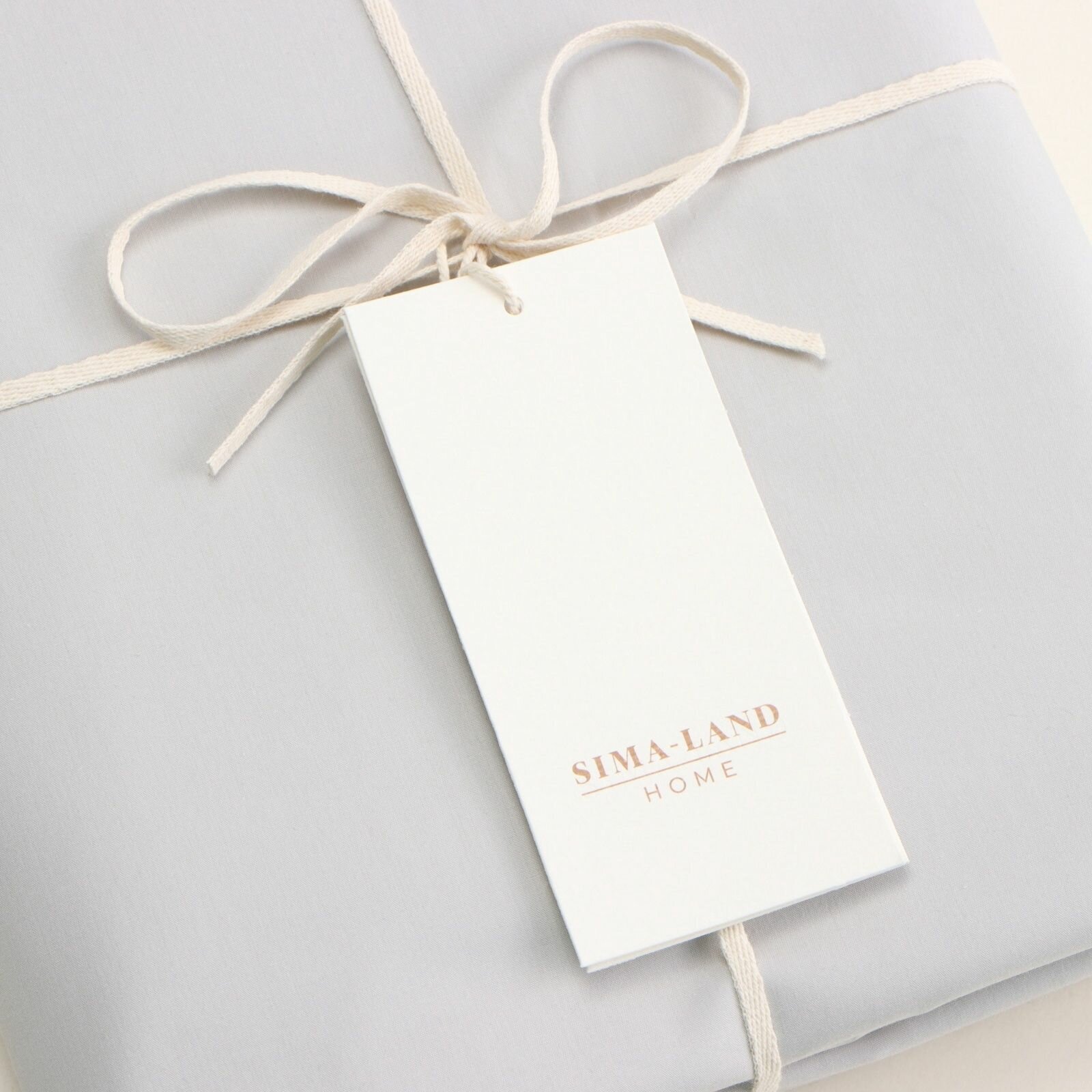 Простынь на резинке 180х200 перкаль, 2 спальная, 100% хлопок, 300ТС SL Home Percale