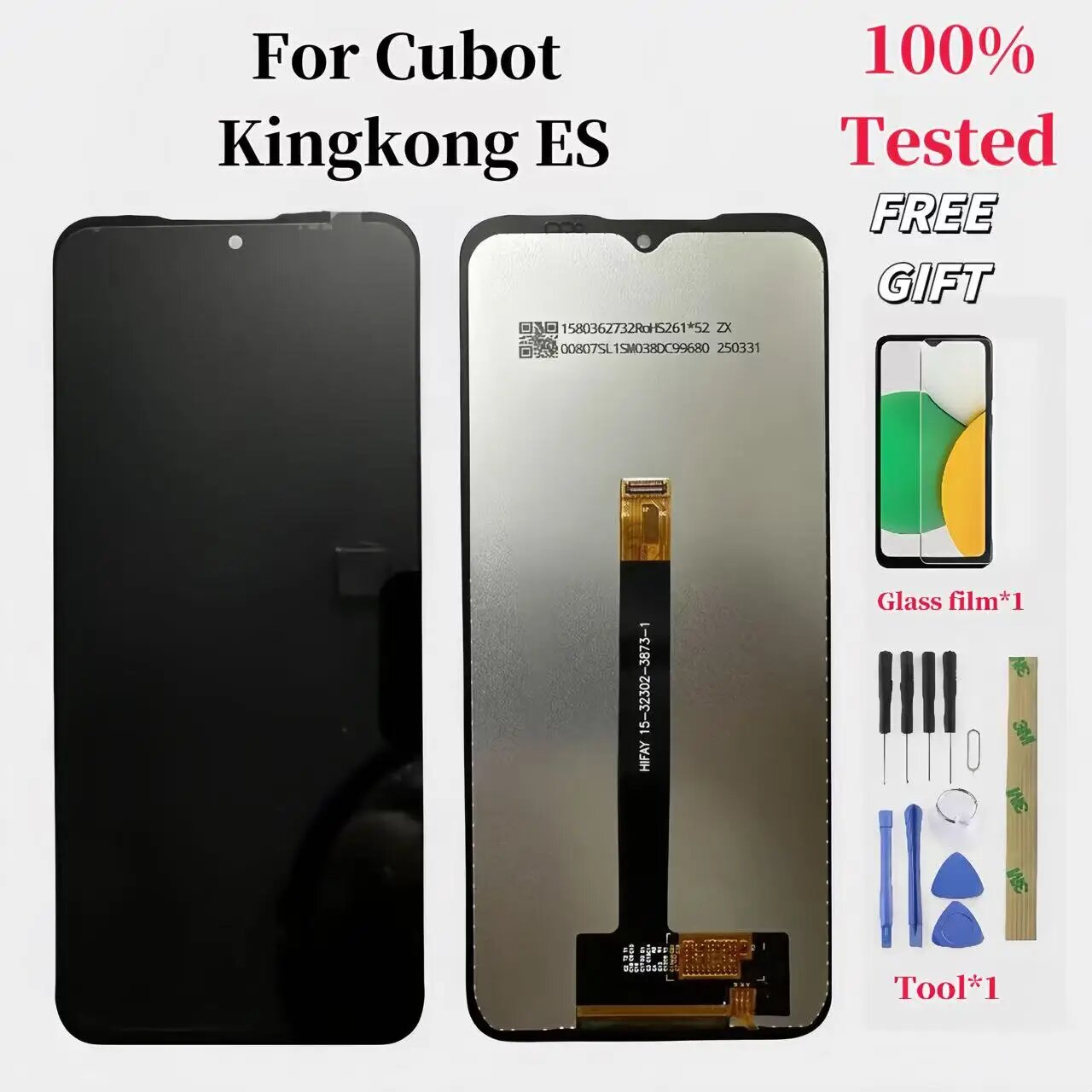 New Original touch screen for Cubot King Kong ES LCD display spare parts disassembly toolfor For Cubot KingKong ES