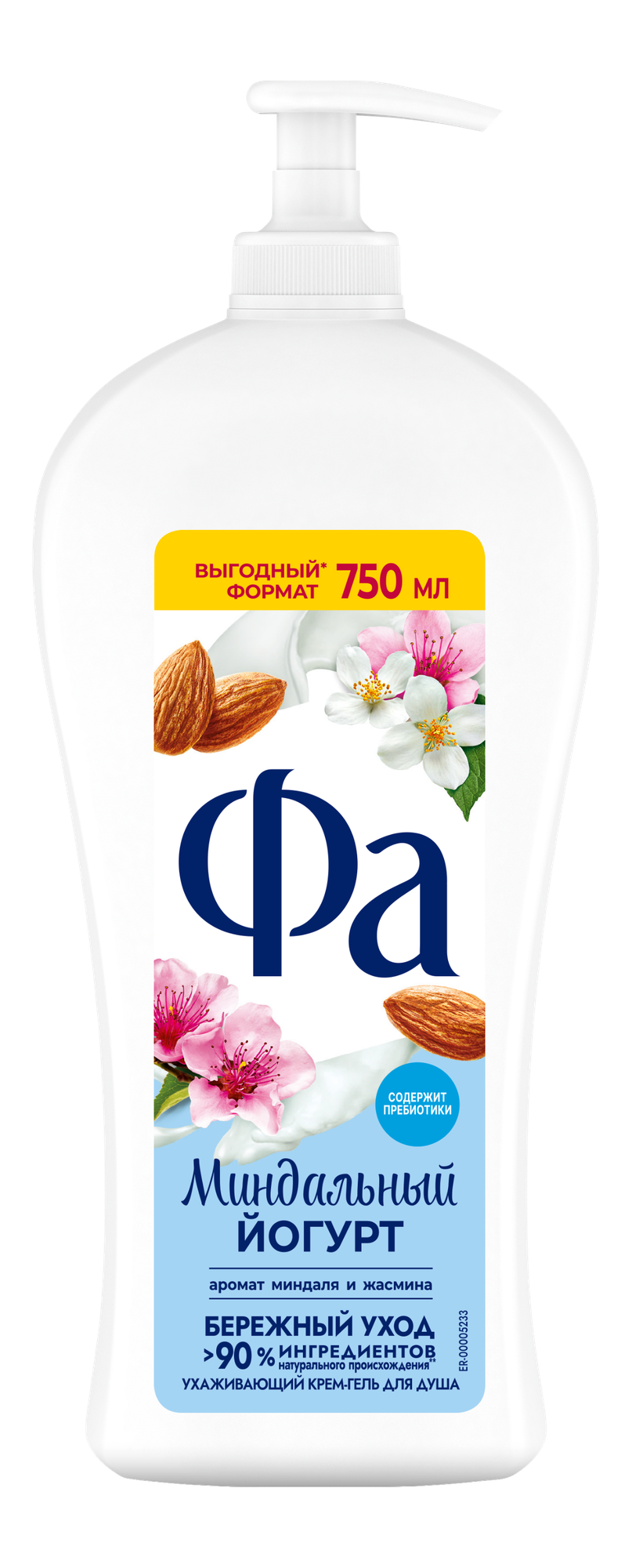 Гель для душа "ФА Миндальный йогурт", 750мл