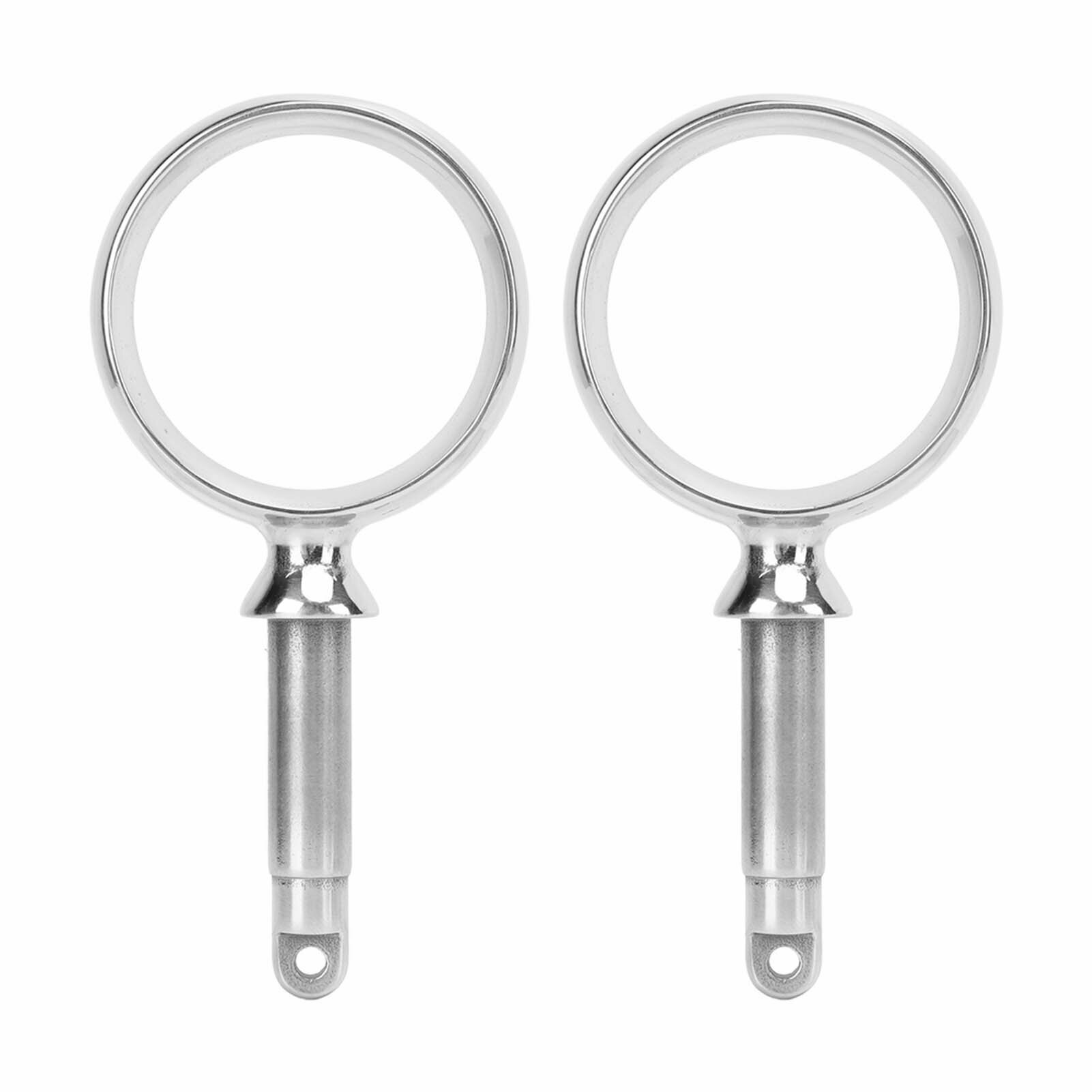 1 пара уключин из нержавеющей стали, внутр. диаметр 2 дюйма