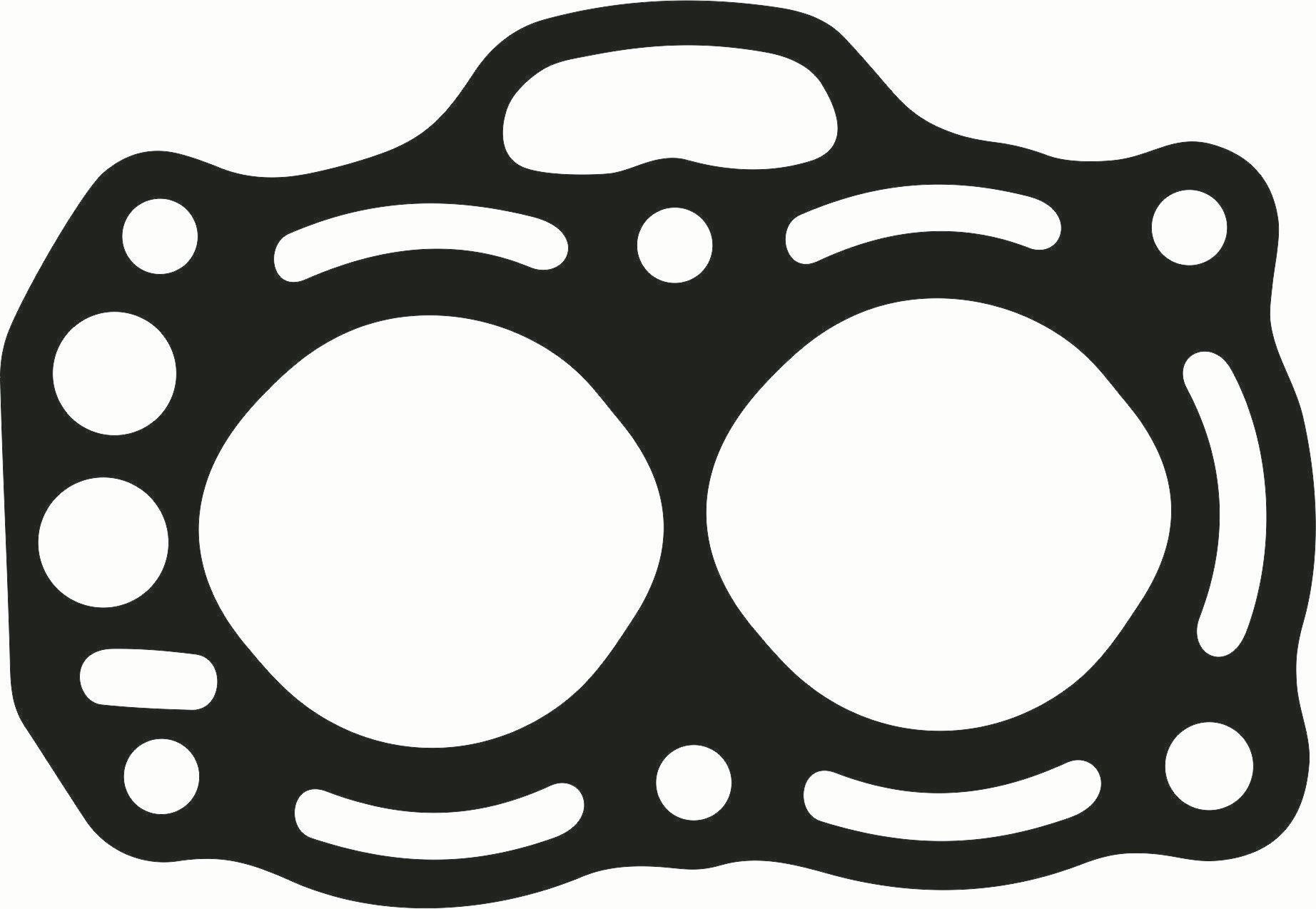 Прокладка ГБЦ для лодочных моторов Honda 7,5 (12251-881-010)