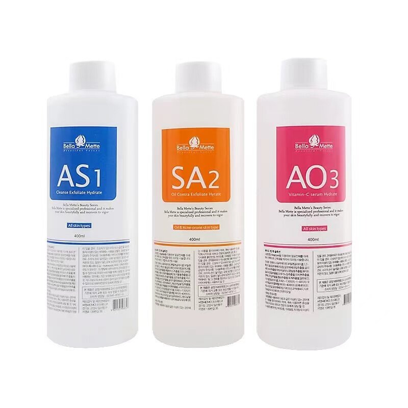 Набор сывороток для гидропилинга H2O2, для всех типов кожи 3шт 400мл