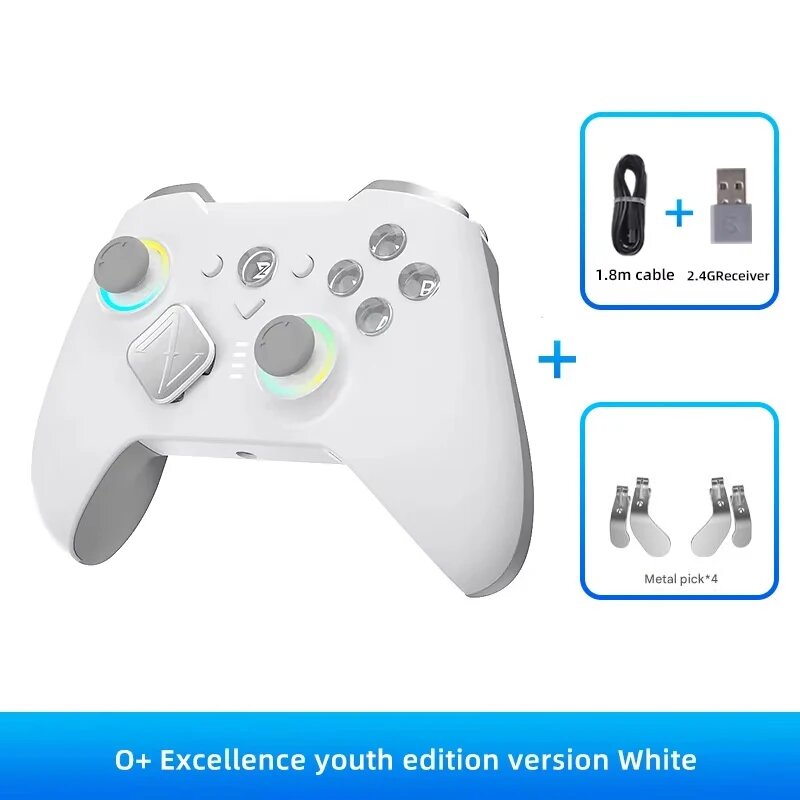 O+ Excellence Youth edition Белый геймпад
