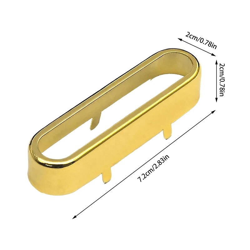 Латунная крышка звукоснимателя ST Single Coil, золото, 72x20 мм, A1