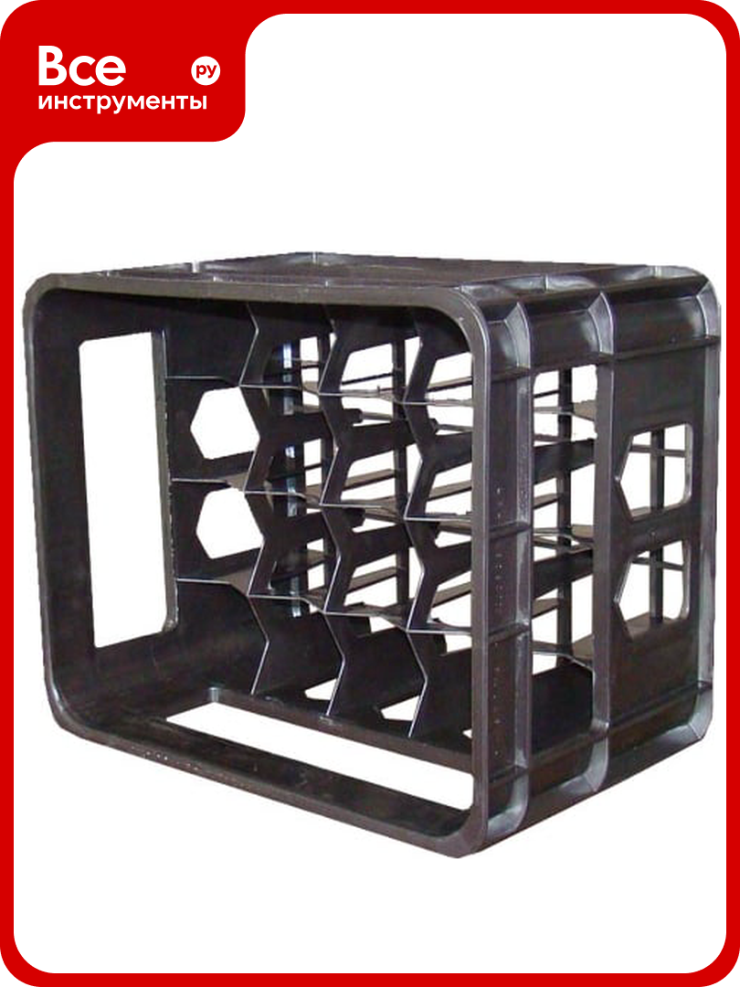 Ящик под бутылку ОАО "полимер" 0,5(пивная) 420x340x267 7930174550113 прочной конструкции