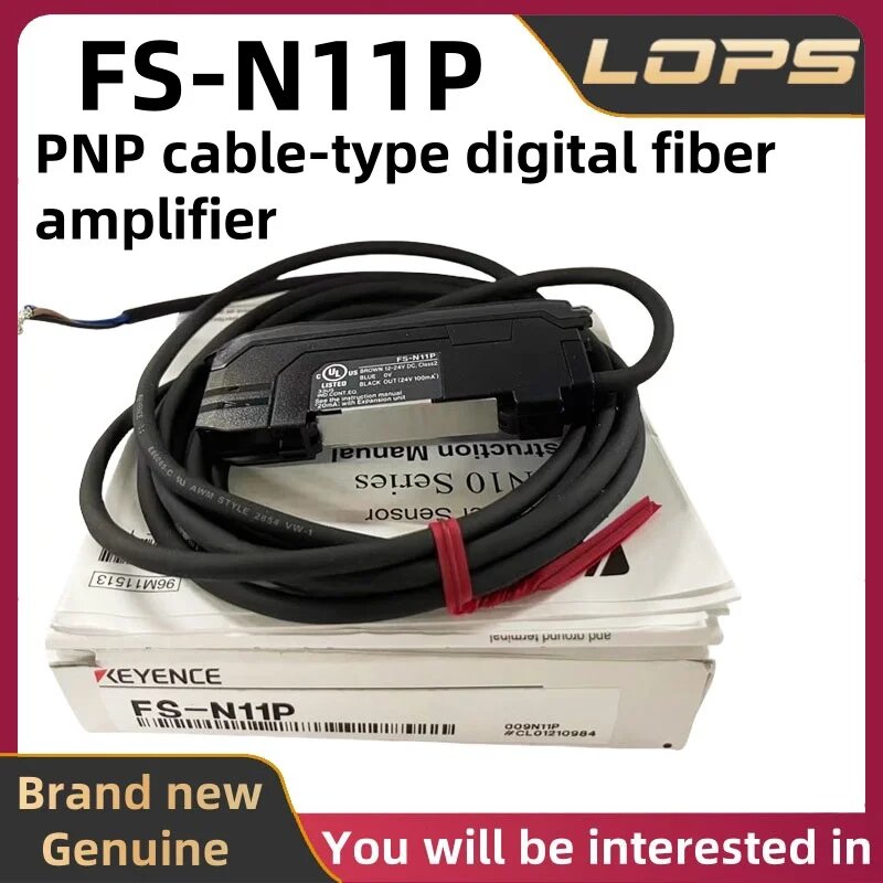 FS-N11P Новый оригинальный цифровой оптоволоконный усилитель кабельного типа KEYENCE PNP