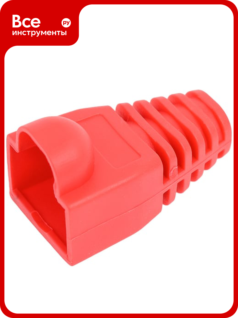 Изолирующий колпачок для разъемов RJ-45 Cabeus красный, d-6.1 мм 100 шт CAP-RD