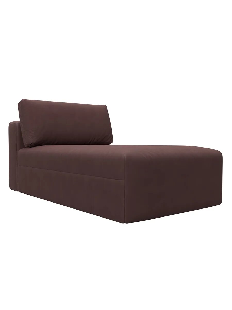 Модуль канапе из модульного набора Лего, с ящиком для белья, замша