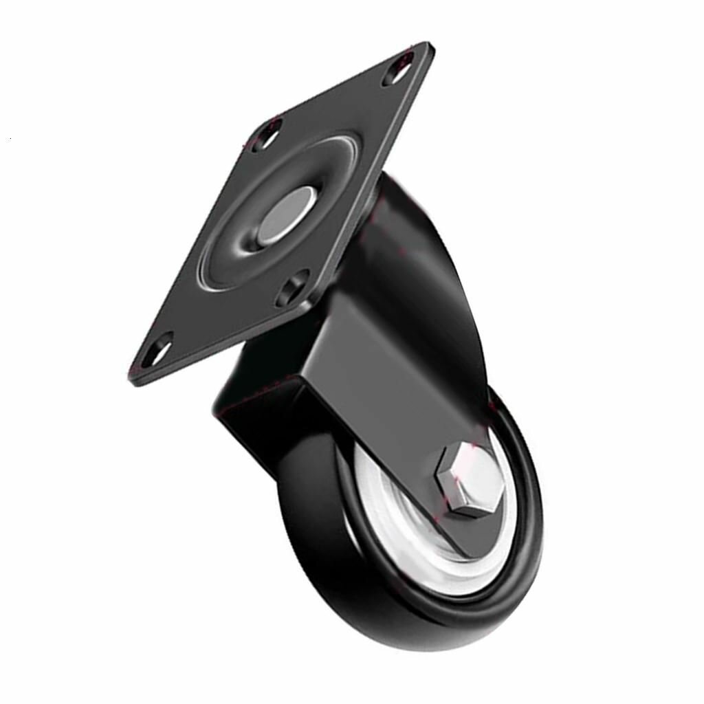 Мебельные колеса 2,5 дюйма универсальной резьбовой стебля простая установка, Универсальное колесо