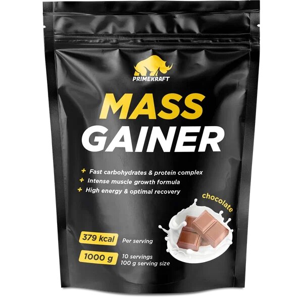 Гейнер Prime Kraft Mass Gainer 1000 гр Шоколад