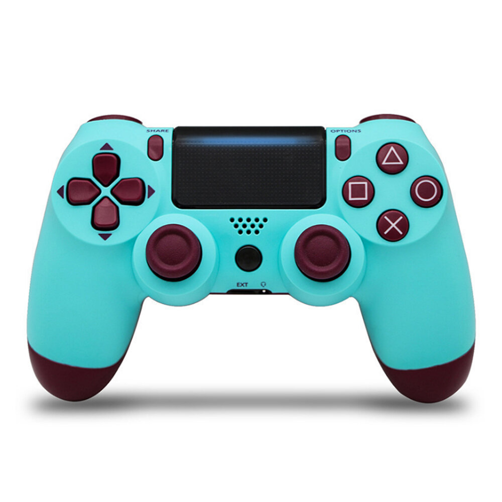 Геймпад Dualshock 4 для PS4 / PS4 Slim / PS4 Pro / PC, материалы ABS, цвета Gold, Silver, Transparent red, Transparent blue, Transparent white, Mountain green, Berry(lake) blue, Bronze, Midnight blue, Sunset orange, Steel gray, Titanium blue, Purple,