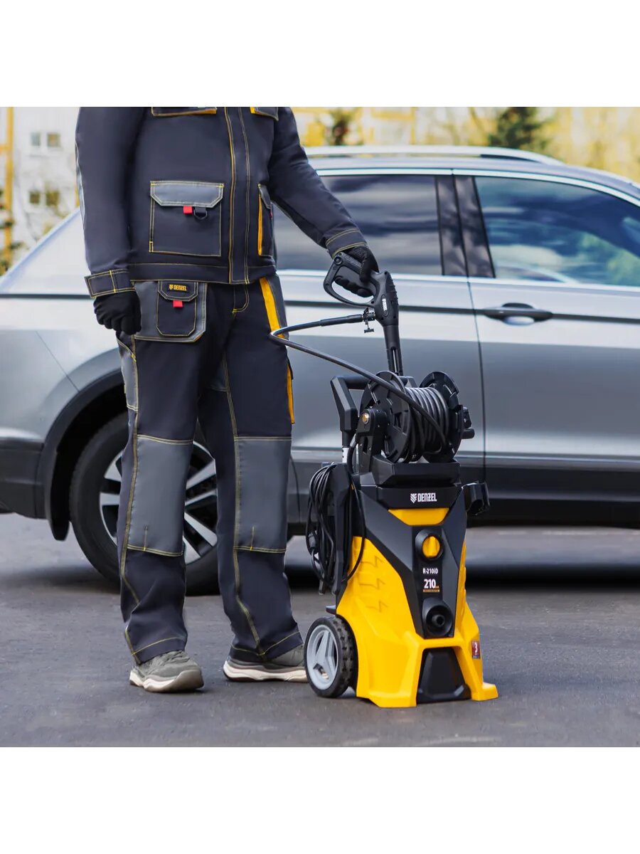 Моечная машина высокого давления R-210iD, 26, DENZEL, 58237