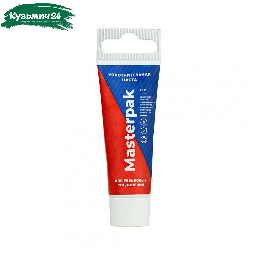 Паста уплотнительная MasterProf Masterpak для резьбовых соединений, 25 г