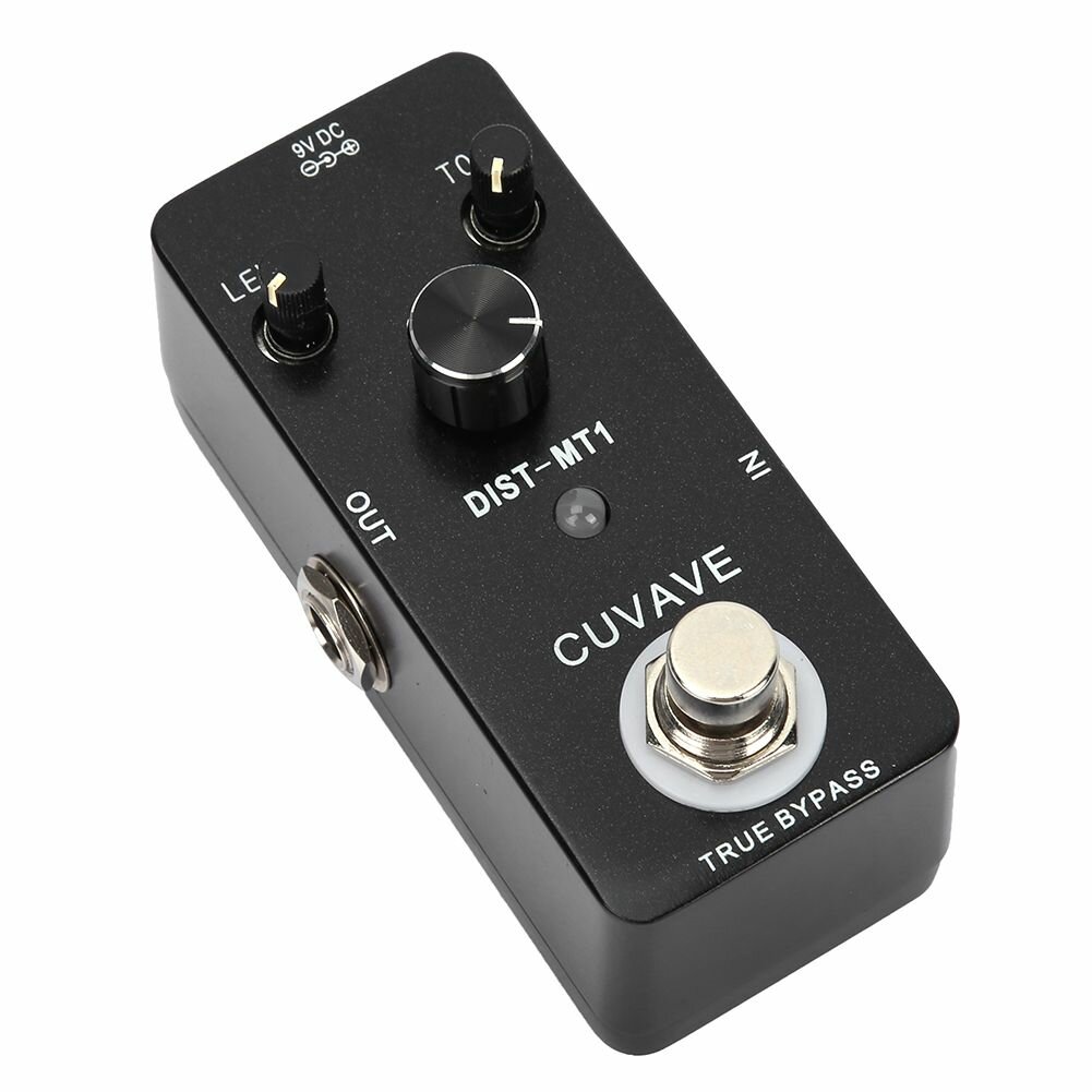 Эффект-педаль Distortion-MT1 с металлическим корпусом для электрогитары, высокая громкость, низкое энергопотребление