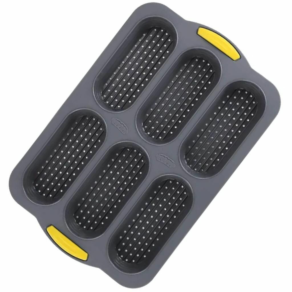 Форма для хот-догов на 6 частей-серая