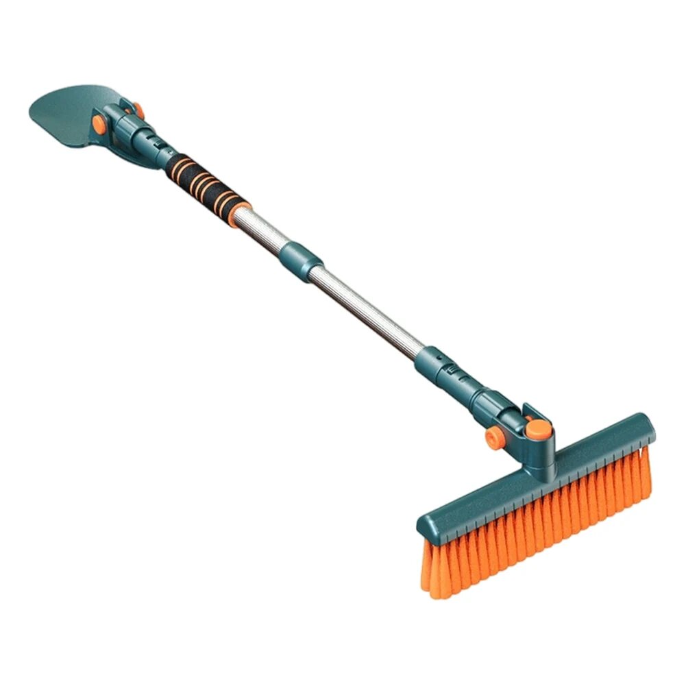 Выдвижная щетка для снега со скребком для льда, эргономичная ручка, автомобильная щетка для снега, телескопический скребок для льда, средство для удаления снега для автомобиля, грузовика, внедорожника