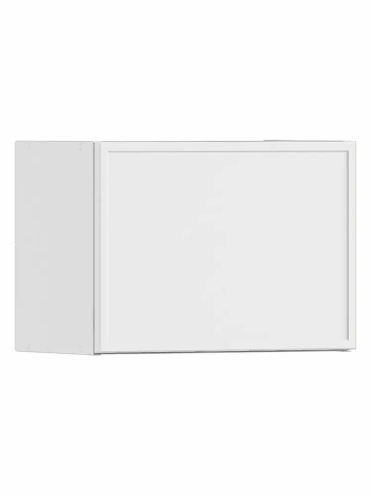 Кухонный модуль навесной шкаф горизонтальный столплит Регина РП-260 Белый/МДФ Квадро Белый, 60х36х30 см