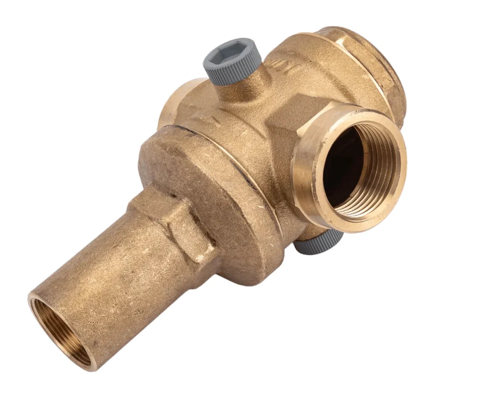 Редуктор давления, внутренняя резьба. Два бок. подкл.1/4 gas. Пистонный реж. раб.(ICMA Италия 1" 91246AF05