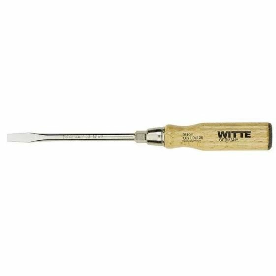Отвертка шлицевая для слесарных работ witte 96106