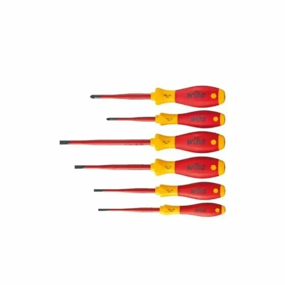 Набор отверток Wiha SoftFinish electric slimFix Pozidriv 36455 6 шт