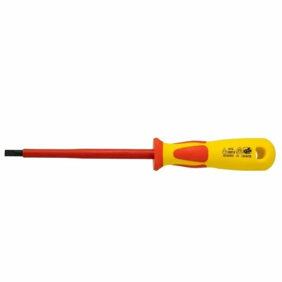 Изолированная шлицевая отвертка для электромонтажных работ sprotek std9087
