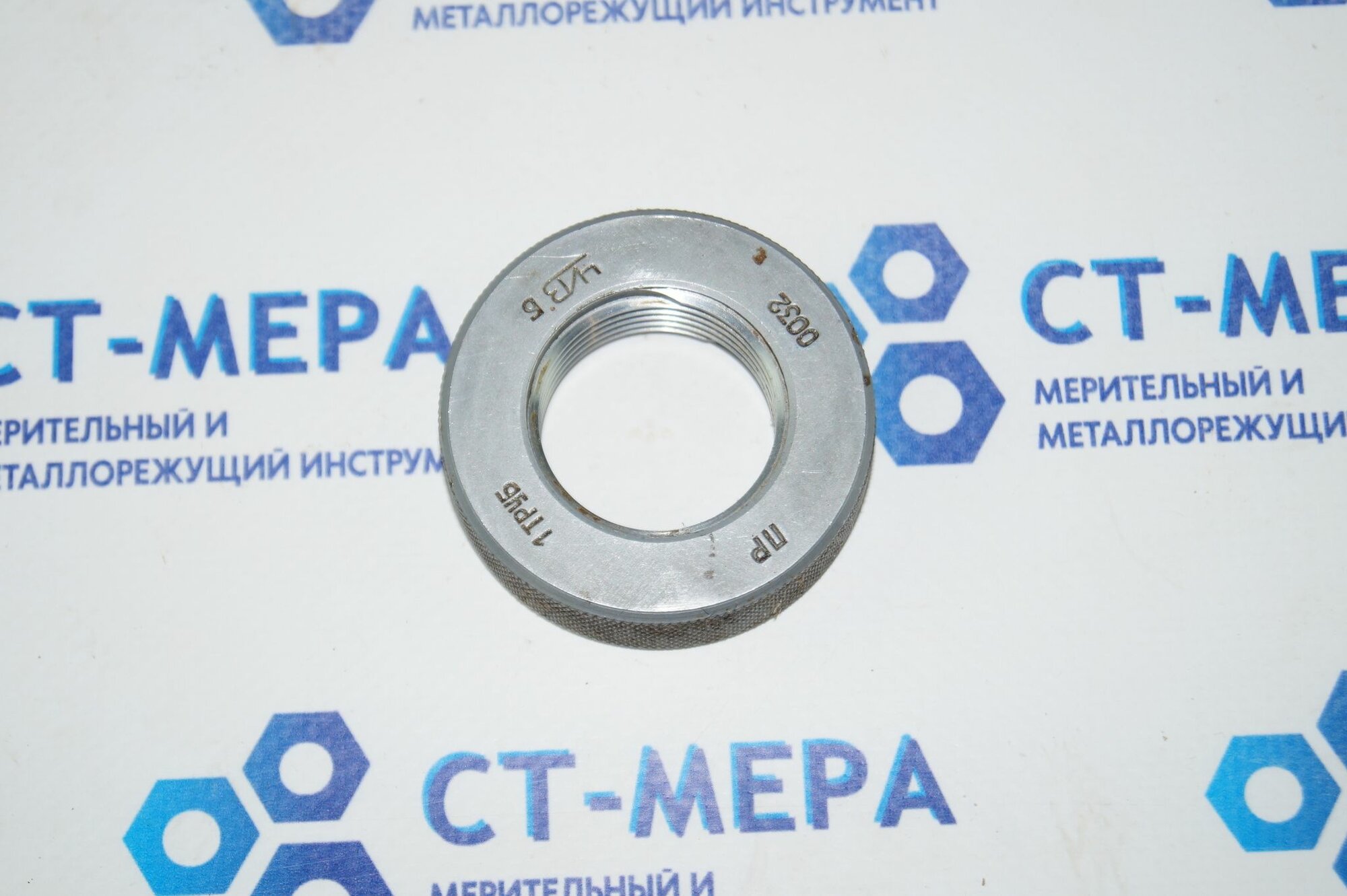 Калибр кольцо резьбовое для трубной цилиндрической резьбы 1" труб. ПР