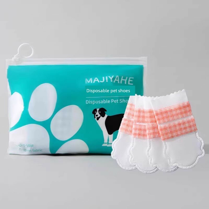 Одноразовые водонепроницаемые бахилы для собак, защитные чехлы для лап от грязи для использования на улице,