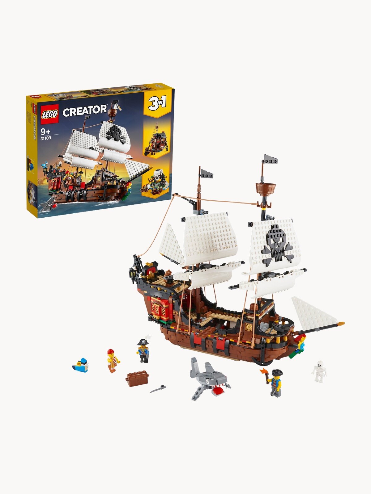 Конструктор LEGO® Creator 31109 Пиратский корабль, 1264 дет.